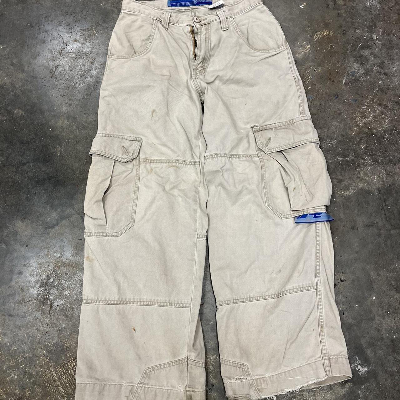 JNCO Pants 30/30 Super Baggy Khaki JCNO Junctions... - Depop