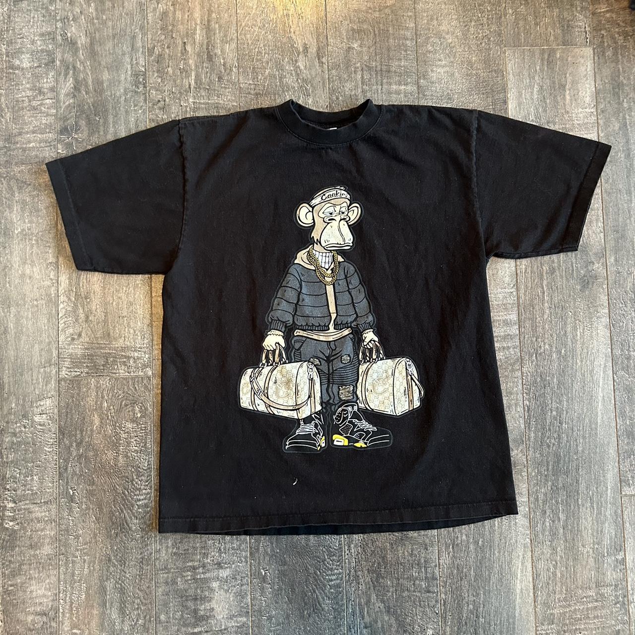 Cookies Monkey Tee Shirt Shaka Wear Tag Size... - Depop