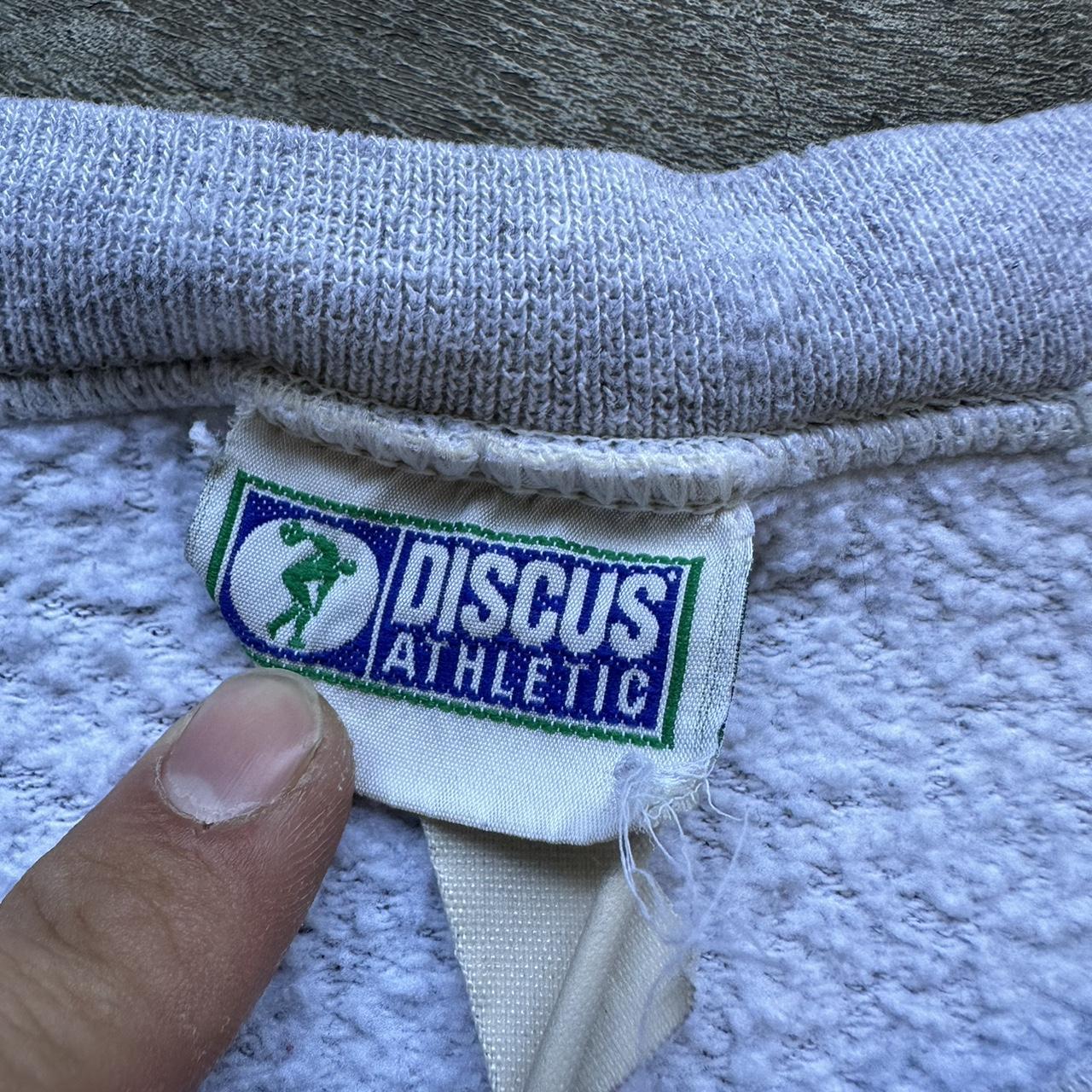 Vintage 90s Distressed Blank Discus Athletic... - Depop
