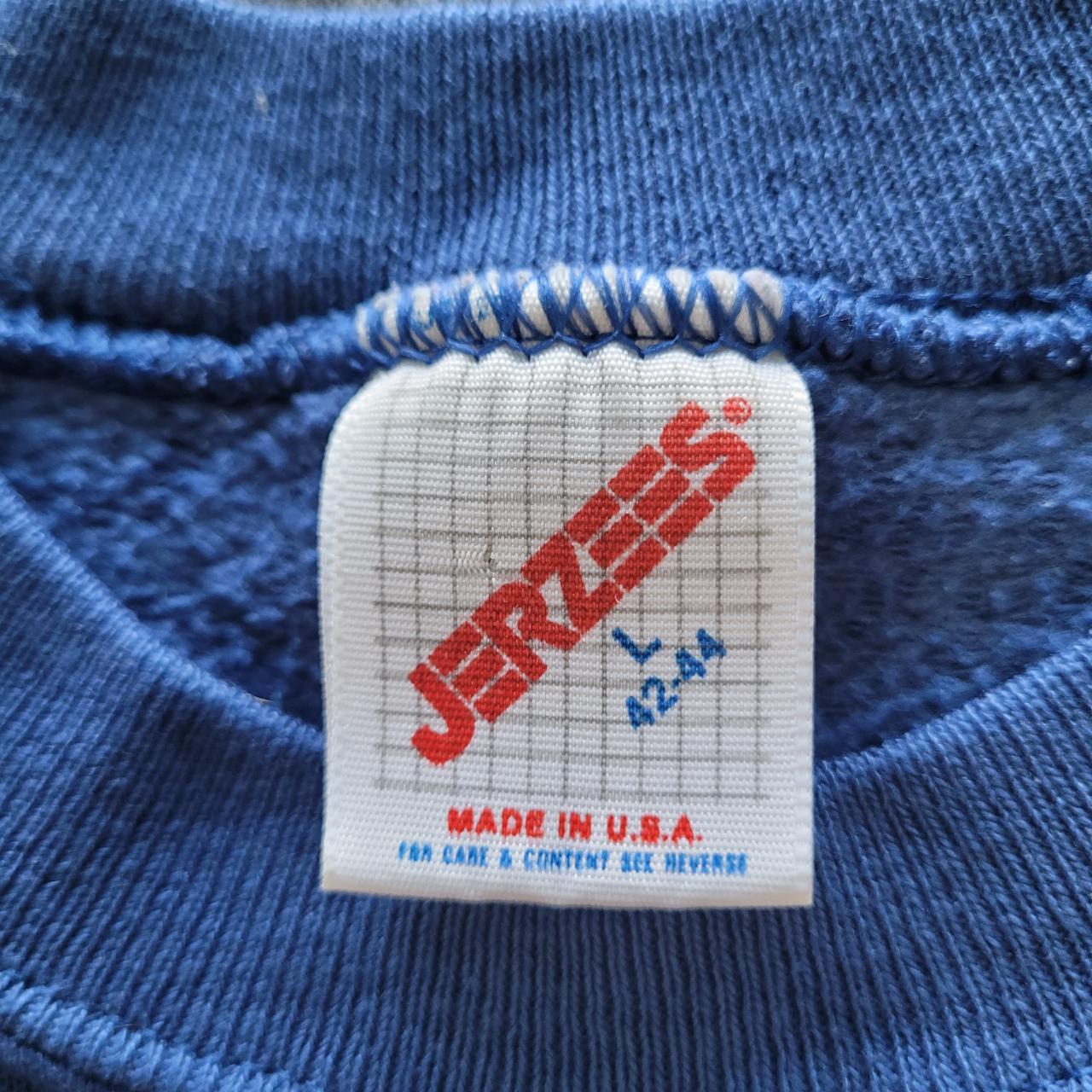 Mens Jerzees Labrador Puppies Blue Sweatshirt Size:... - Depop