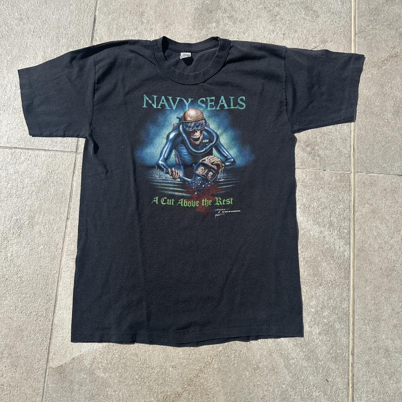Vintage 1988 JRS Enterprises Navy Seals A Cut Above... - Depop