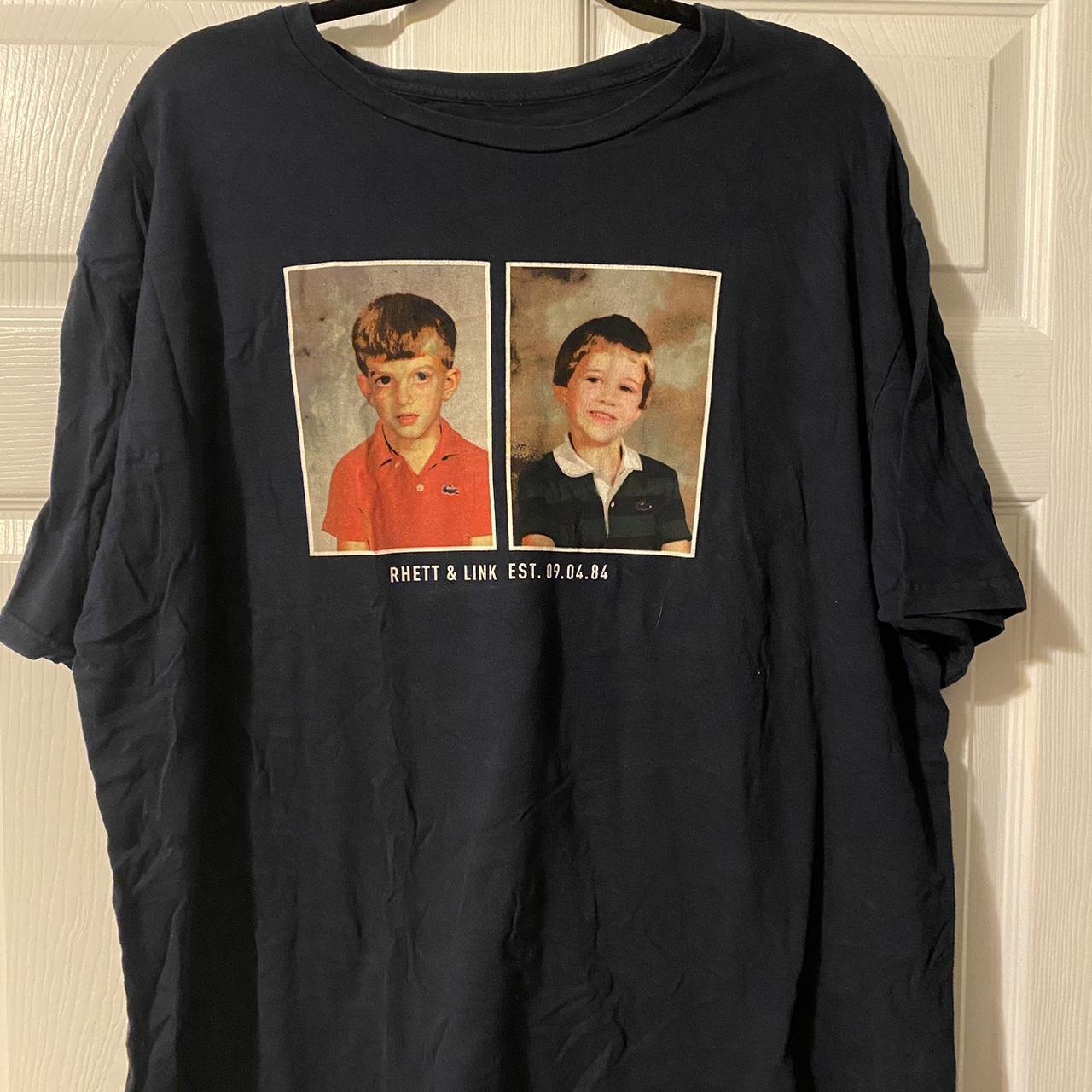 classic mythical merch, rhett and link as kids est... | Depop