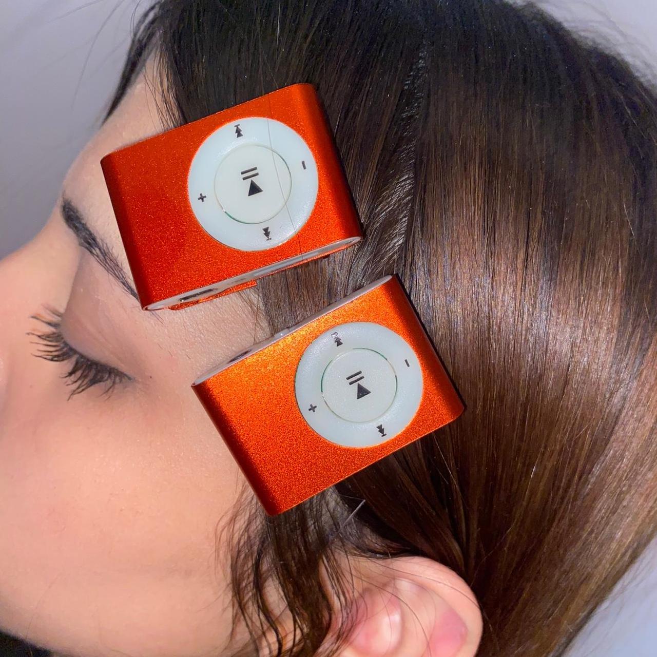 red mp3 player/ipod hair clip -fully functioning... | Depop