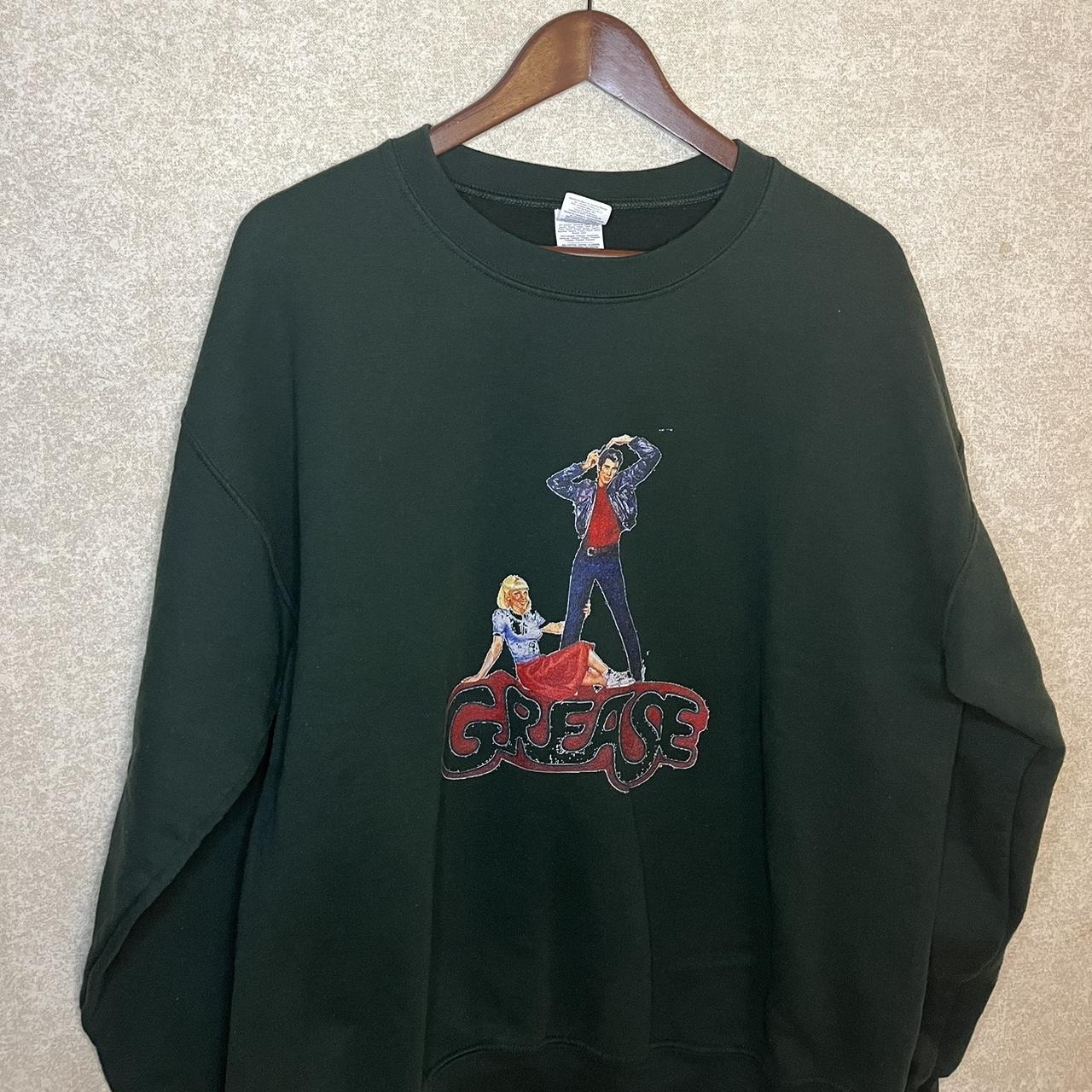 Vintage 1990s Grease Movie Promo Sweatshirt... - Depop