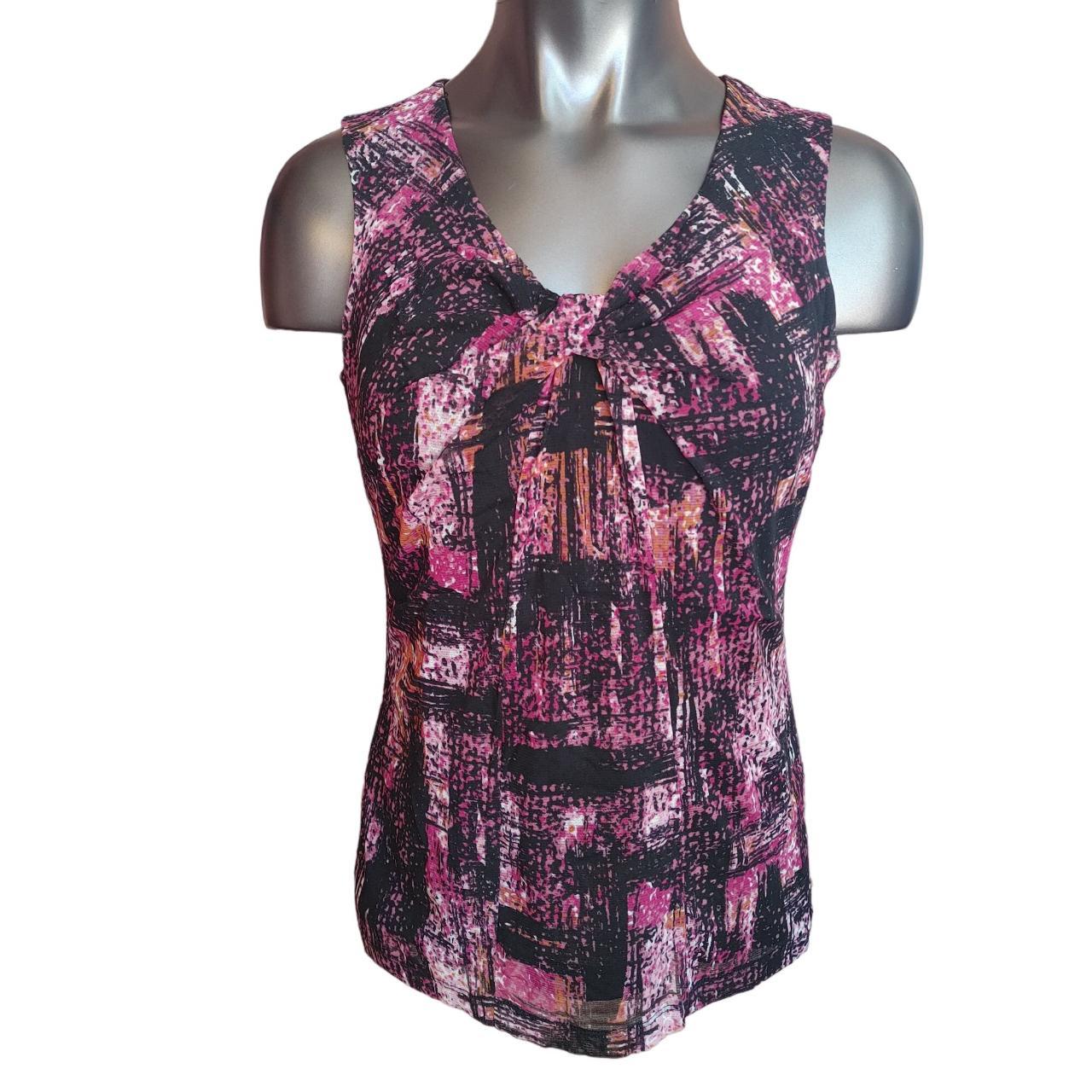 212 Collection Women's Purple Sleeveless Top... - Depop