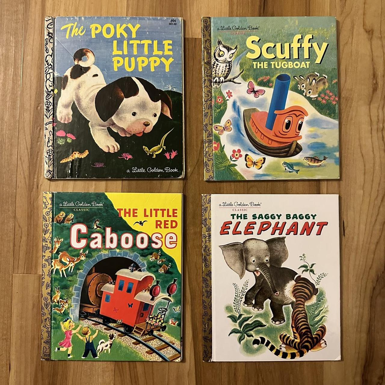 4 vintage Little Golden Books. The Pokey little ... - Depop