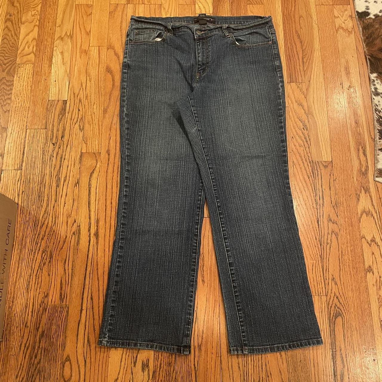 Loose bootcut lose rise flare jeans Size... - Depop