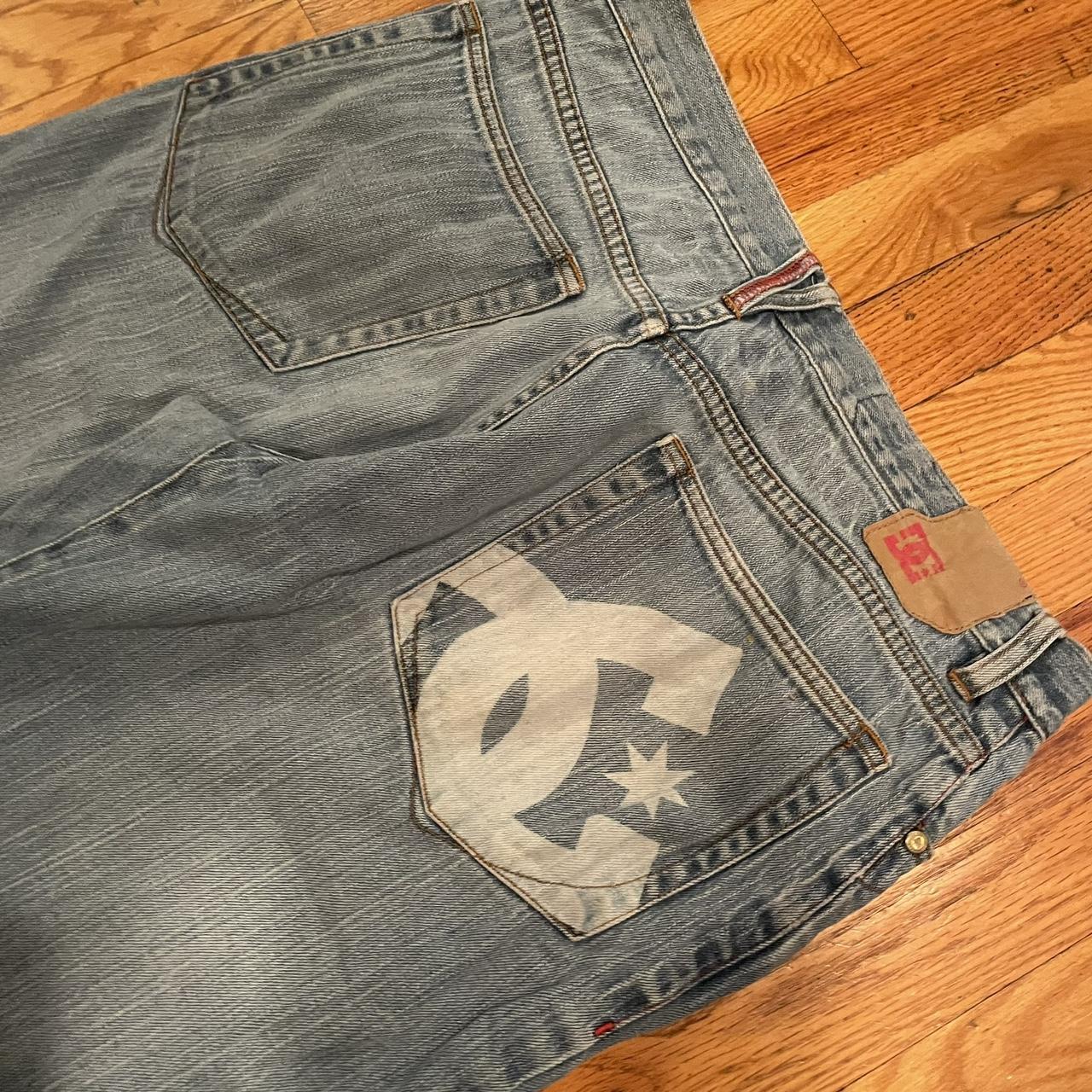 Baggy Y2K DC jeans 34x28 Some paint... - Depop
