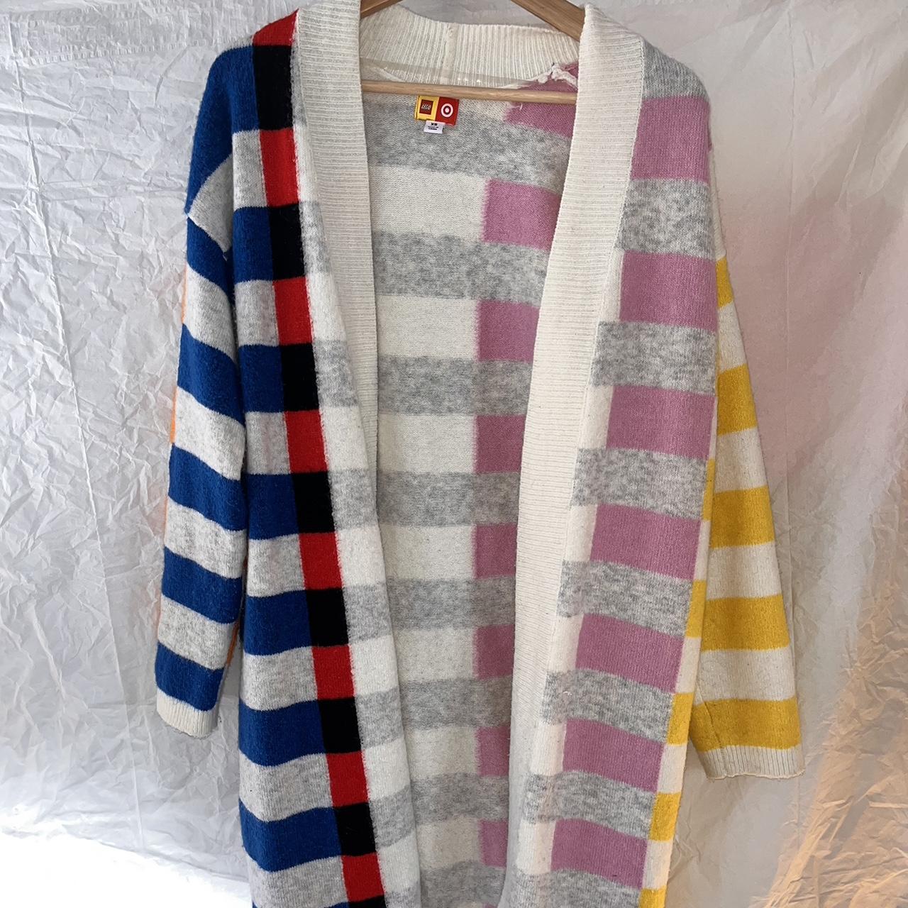 Limited edition LEGO colorblock duster This sweater... - Depop