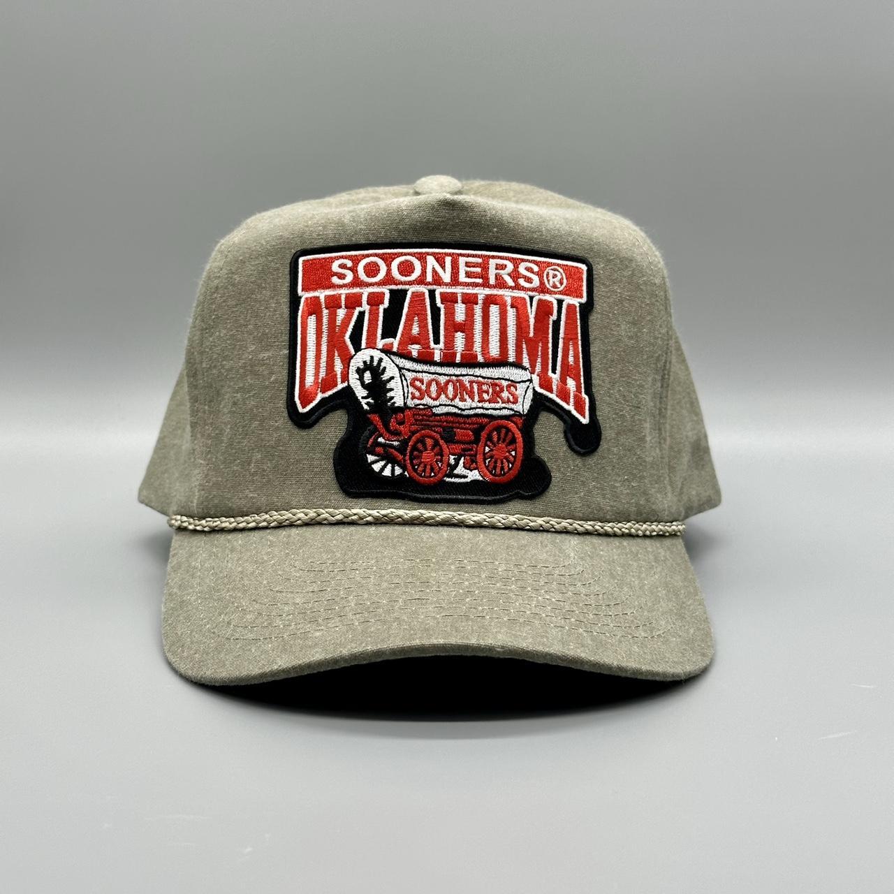 Vintage Style Oklahoma Sooners OU College Hat - 80s... - Depop