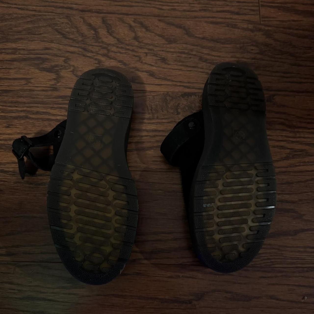 Doc Marten Carlson Clogs Black w/ Yellow Stitching... - Depop