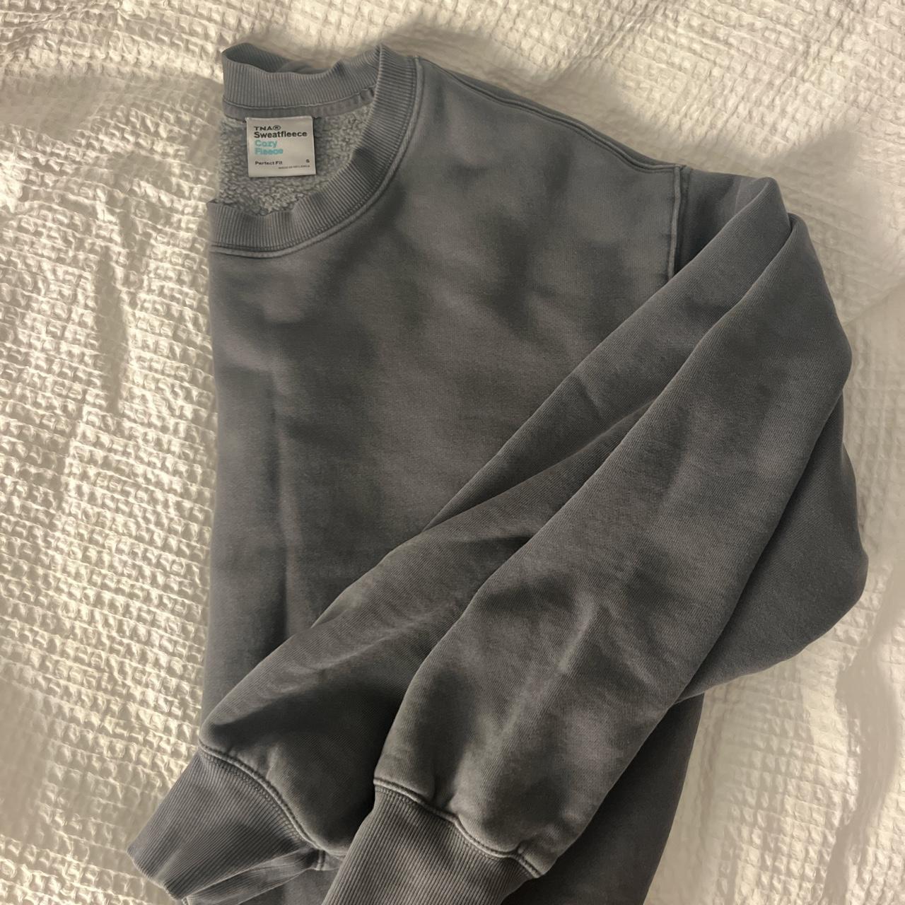 Tna crew neck Dark grey color In perfect condition! - Depop