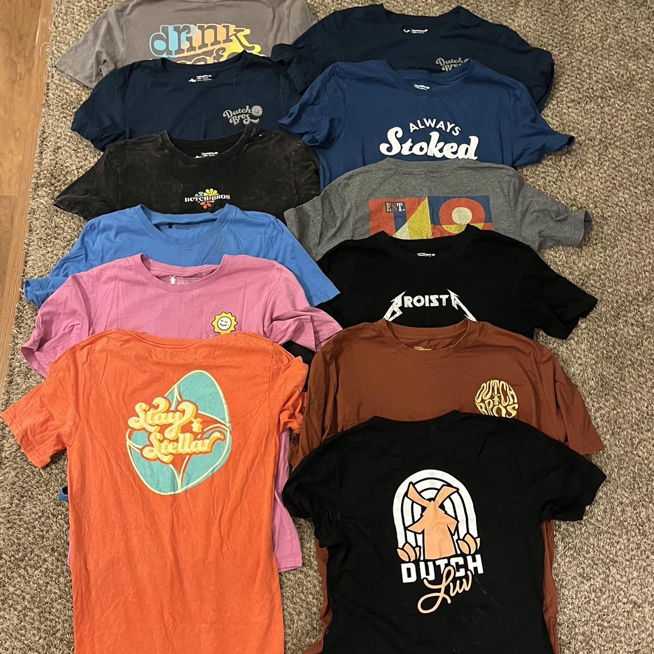 dutch bros employee merch!! some are newer than... - Depop