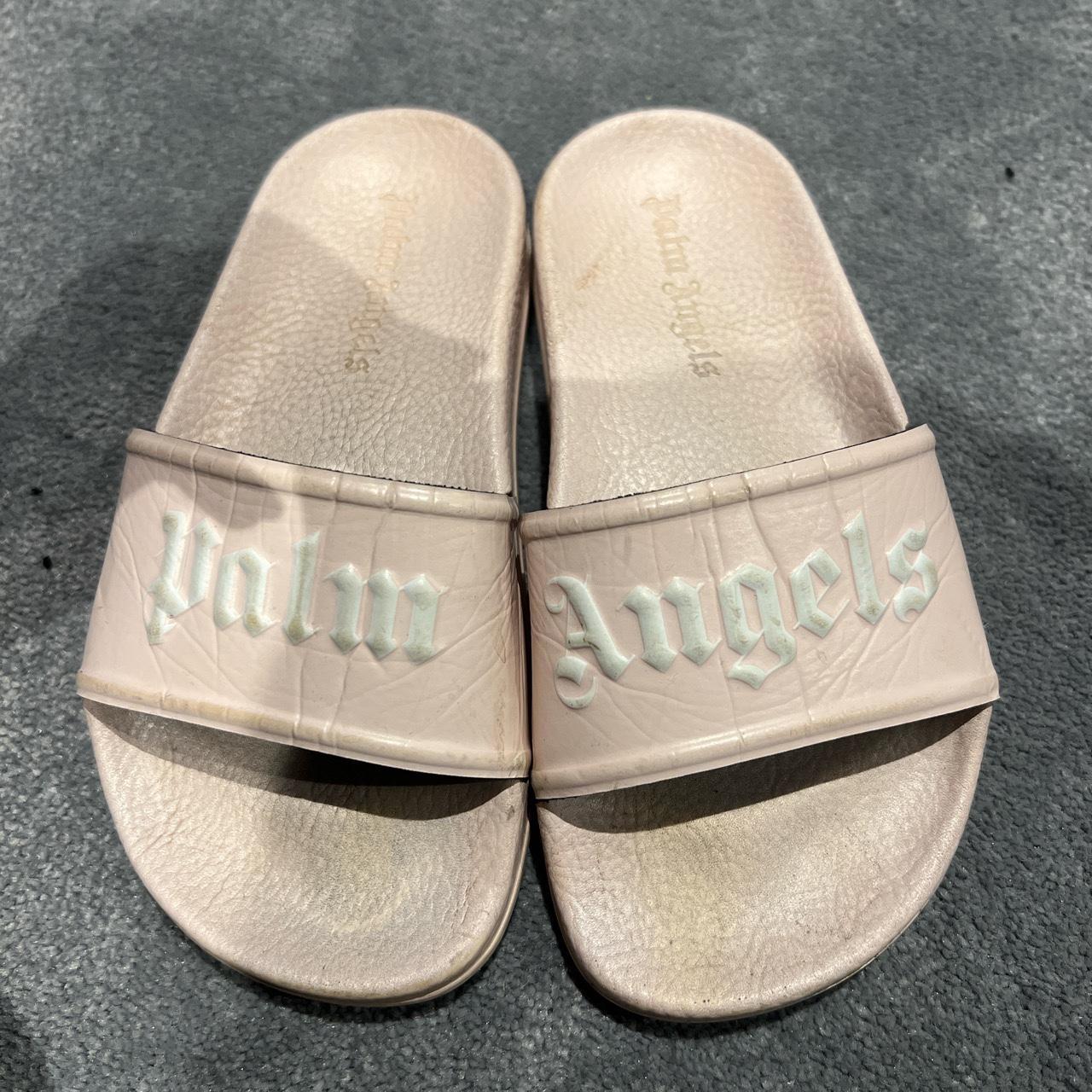 Kids Palm Angels Sliders - need a clean otherwise... - Depop