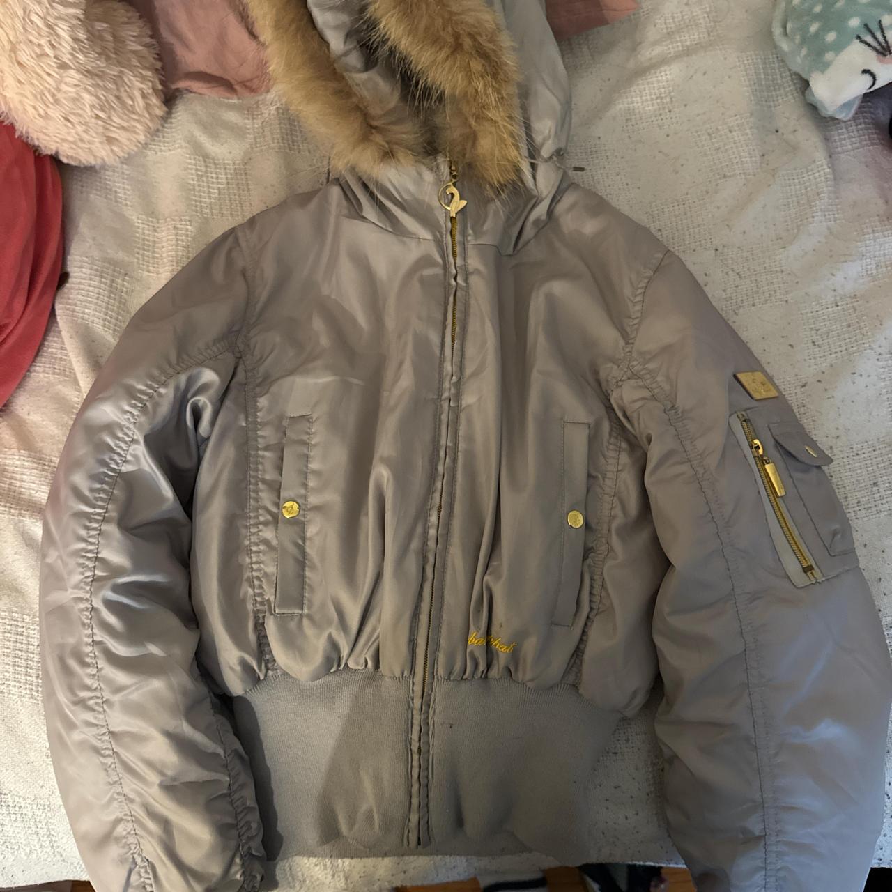 Baby phat puffer jacket inside is yellow and the... - Depop