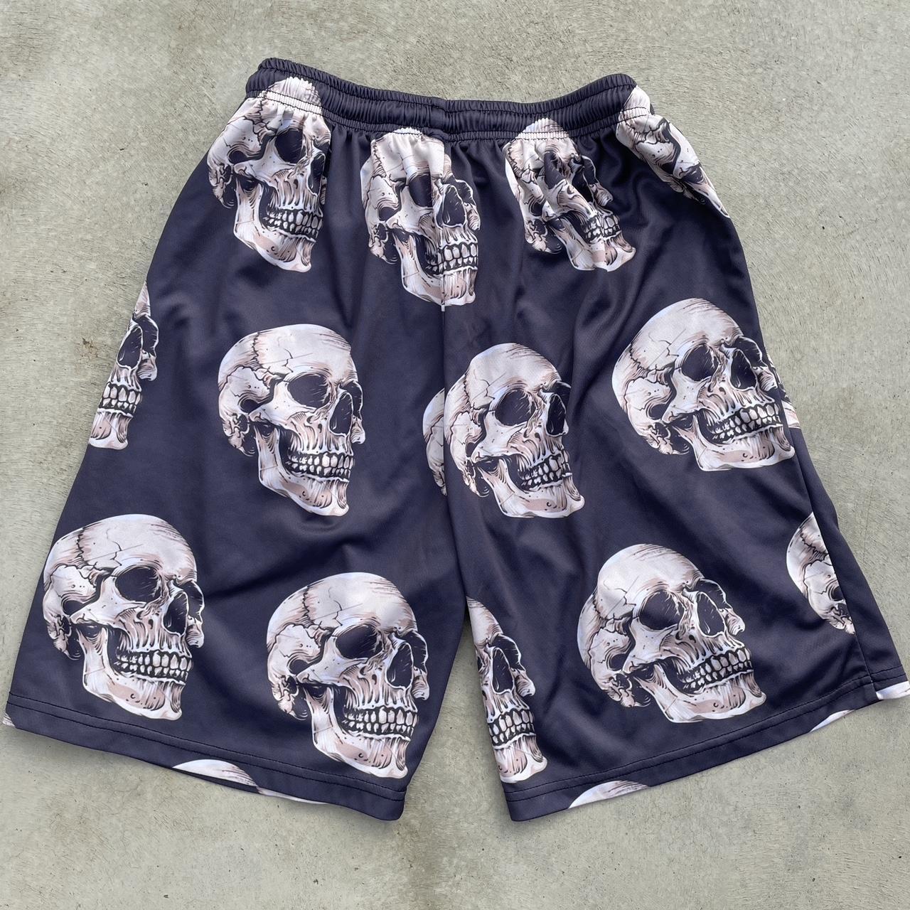 Skull shorts - Depop