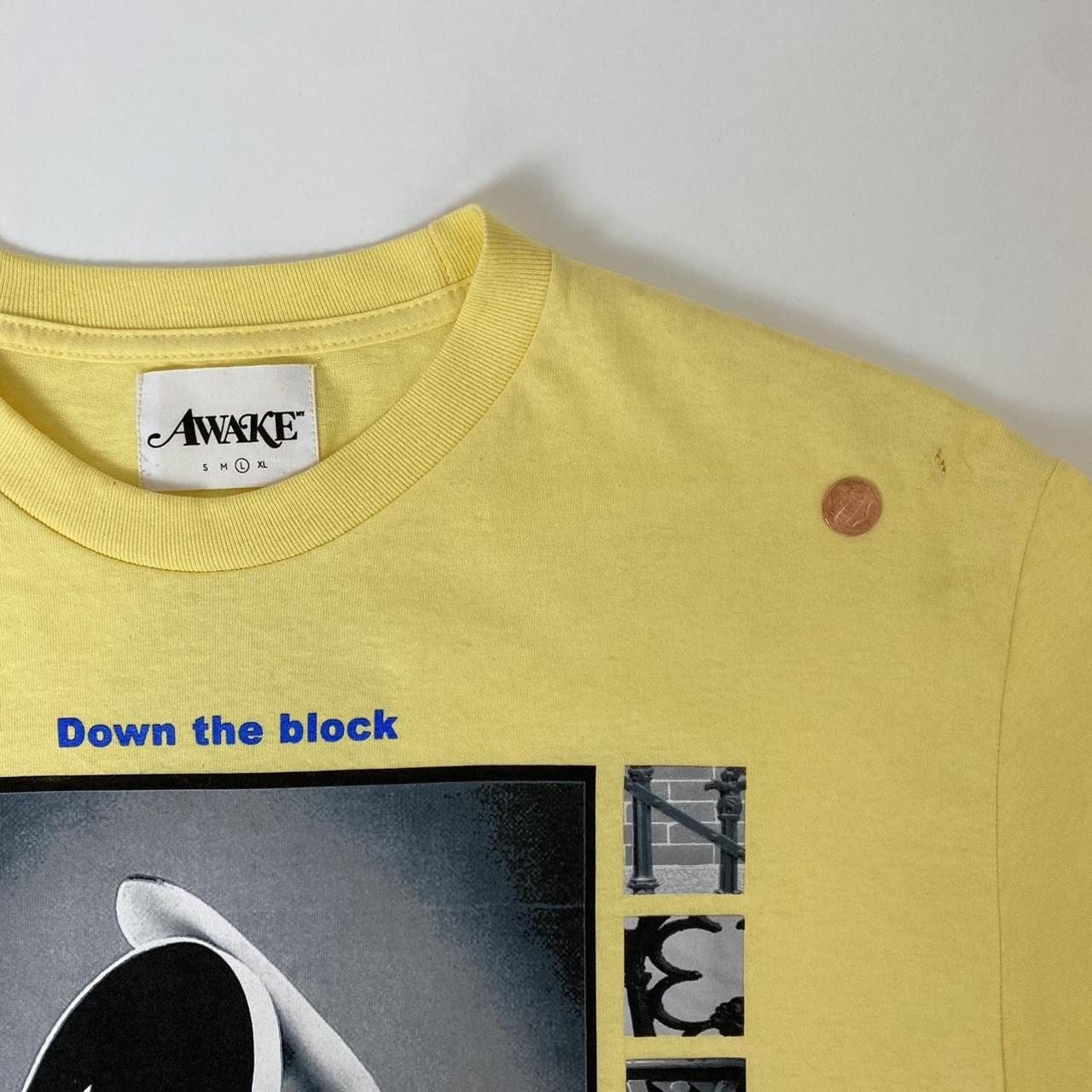 Awake NY Men's Yellow T-shirt | Depop