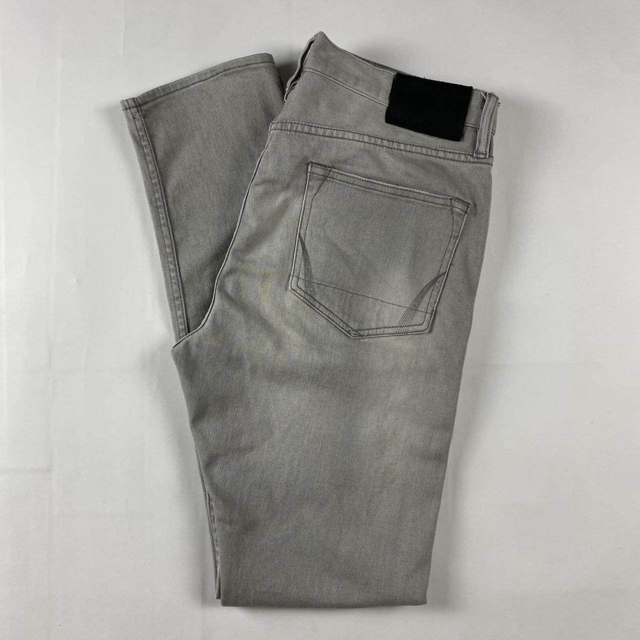 All Saints Skinny Grey Cigarette Jeans Size: 33W x... - Depop