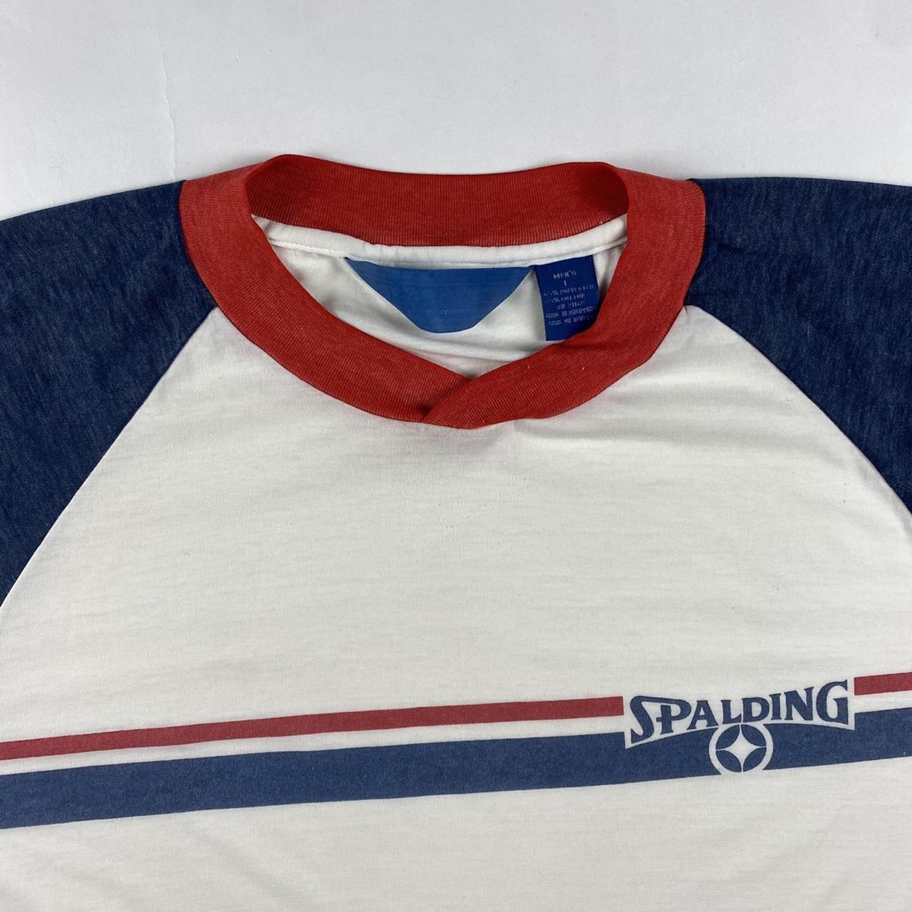 Spalding True Vintage and Rare Item Ringer Style... - Depop