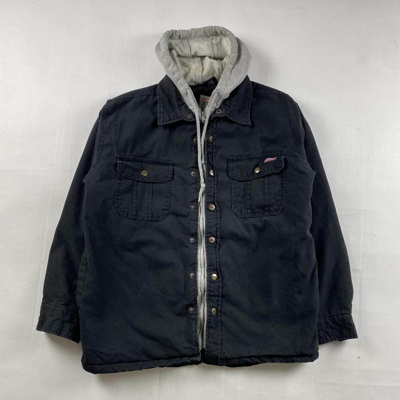 Dickies Denim Hooded Jacket Size:... - Depop