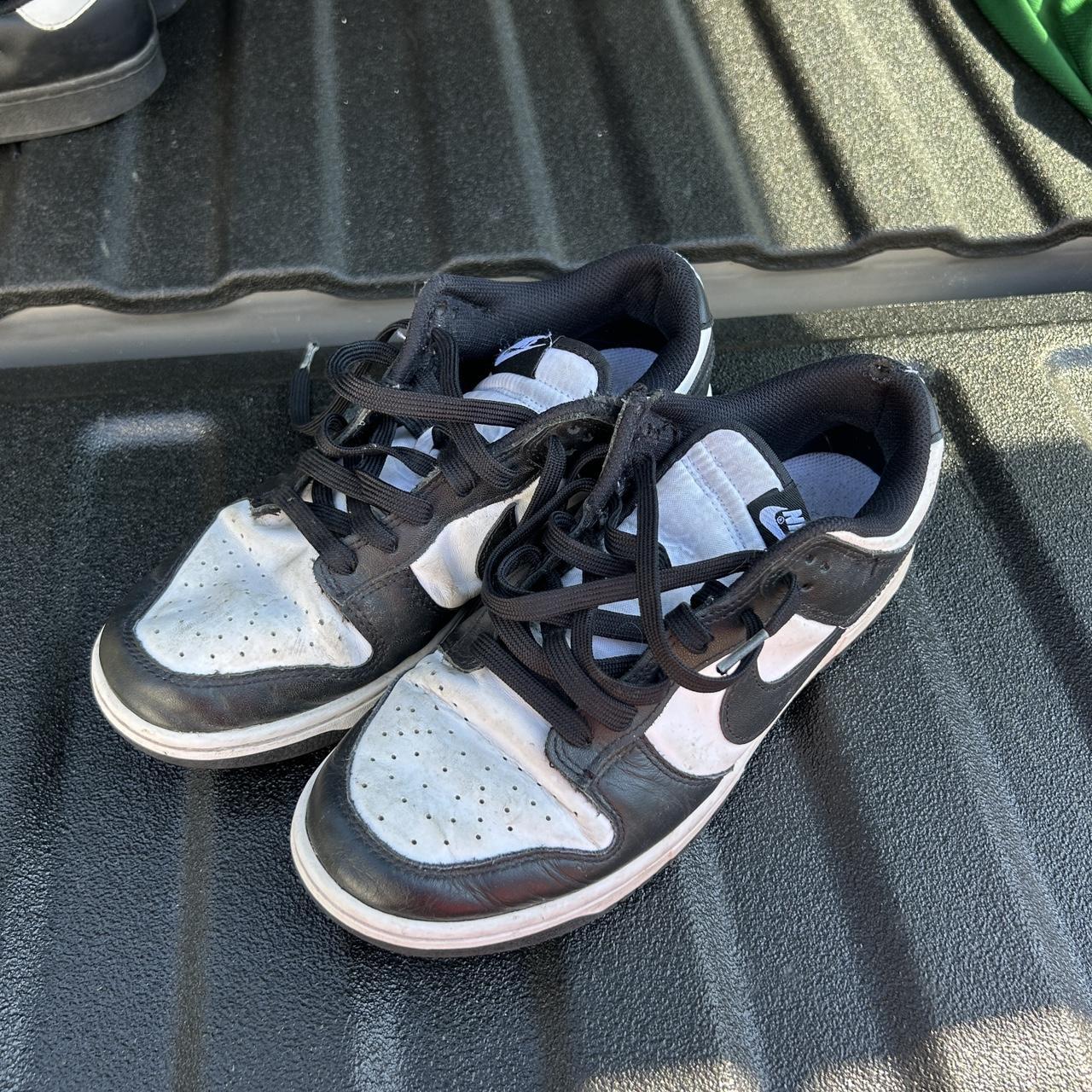 Streetwear Nike Panda Low Dunks Size 10 Wear shown... - Depop