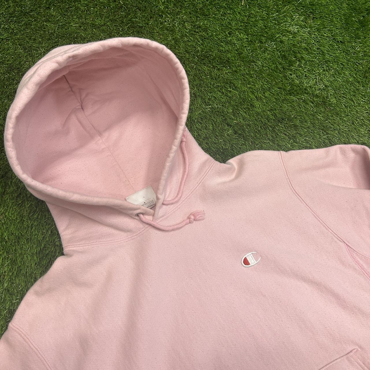 90s/00s Champion Pink Reverse Weave High Quality... | Depop