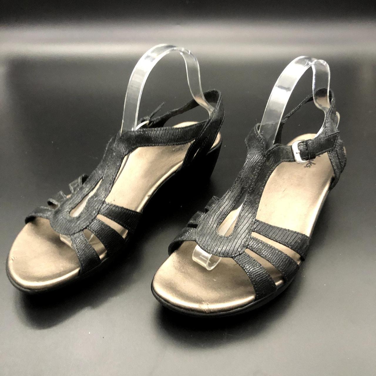 Clarks bendables wedge sandals store