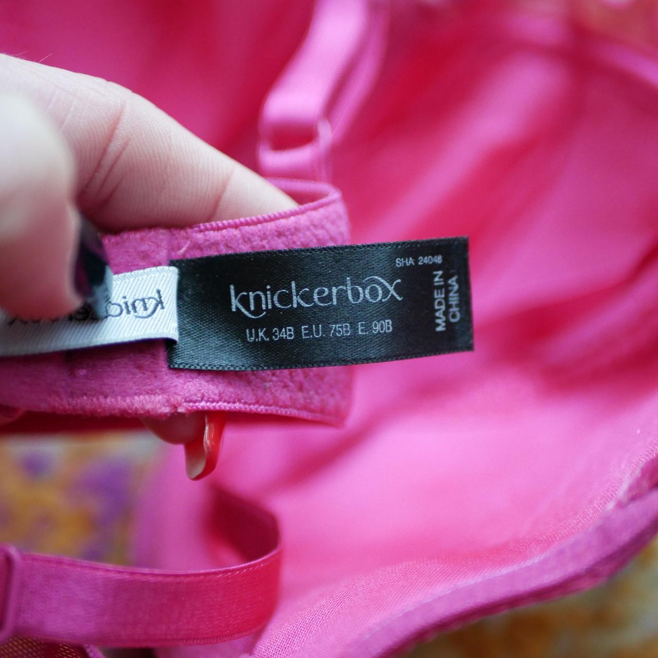 Knickerbox Pink Push-up Bra 34B w/ adjustable straps - Depop