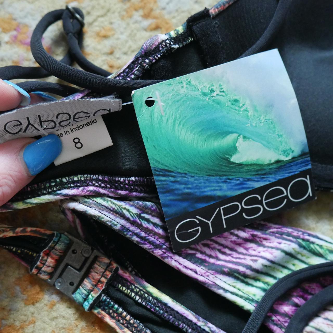 Australian brand 'Gypsea' Two piece Bikini Graphic... - Depop