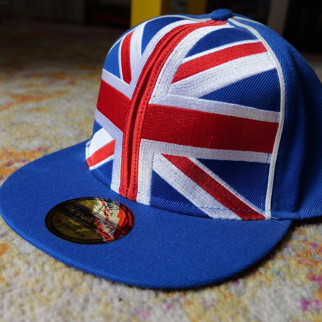 Men's Blue and Red Hat | Depop