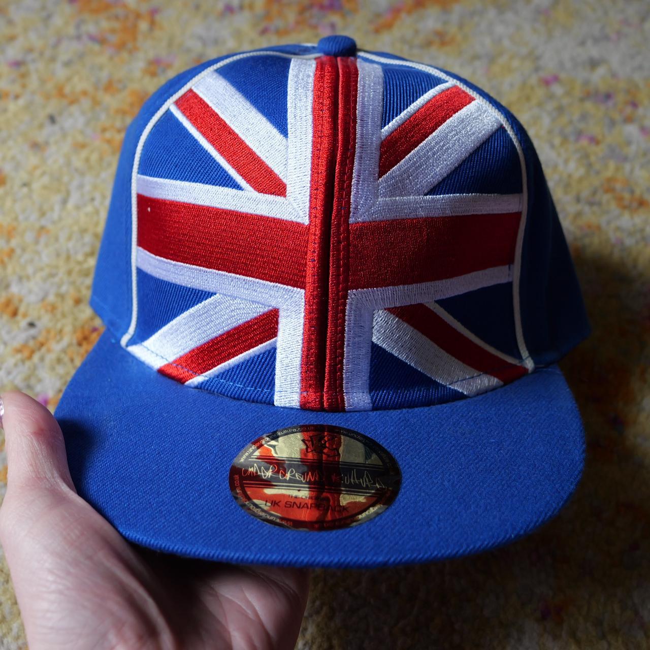 Men's Blue and Red Hat | Depop