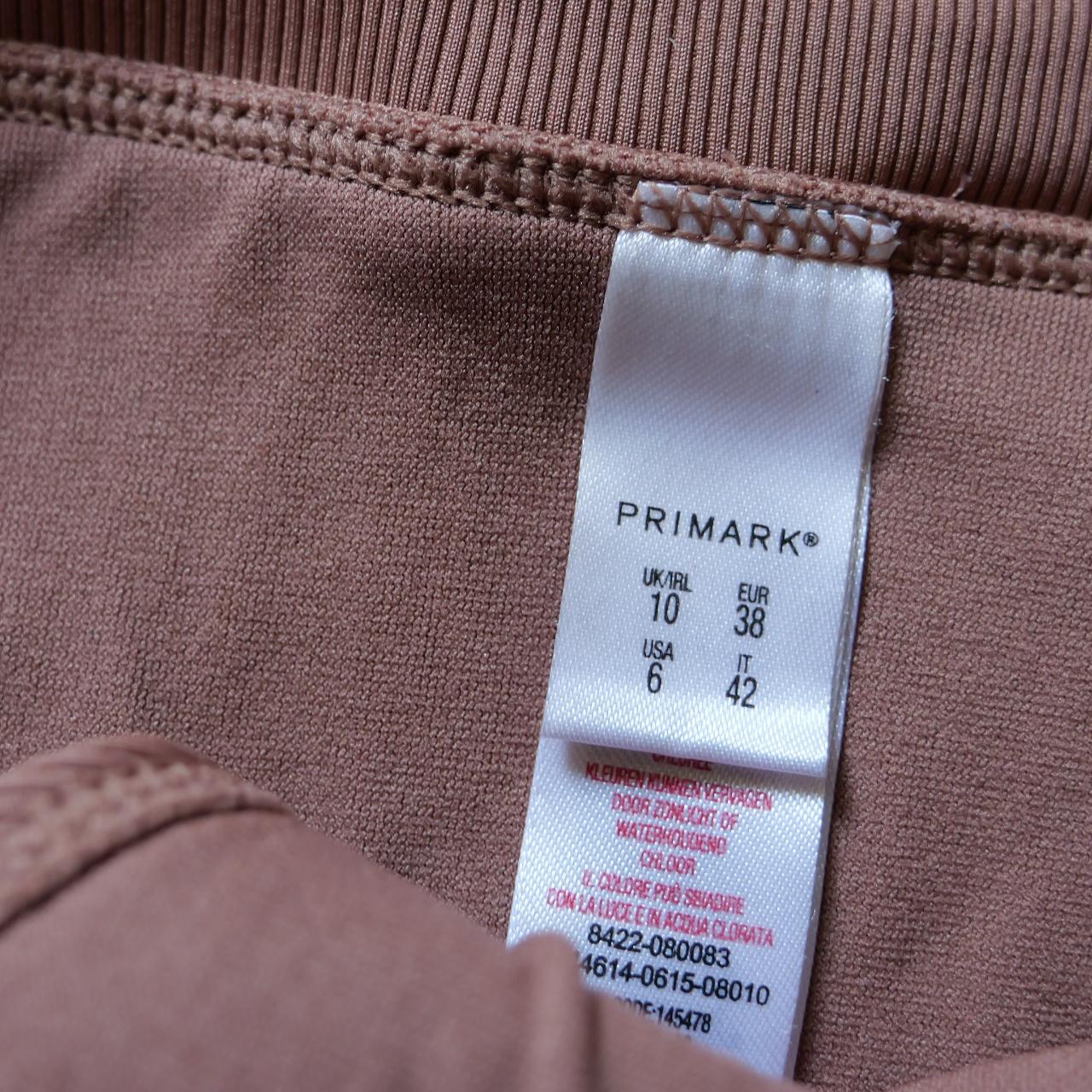 Primark two piece Tan bikini Size UK 10 (Top and... - Depop