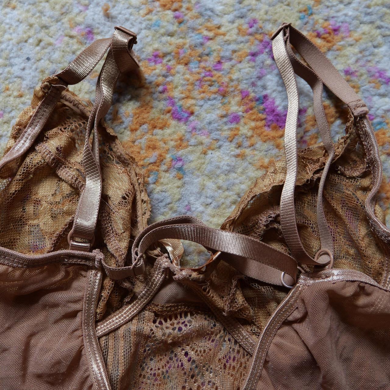 I saw it first Brown Lace Bodysuit... - Depop