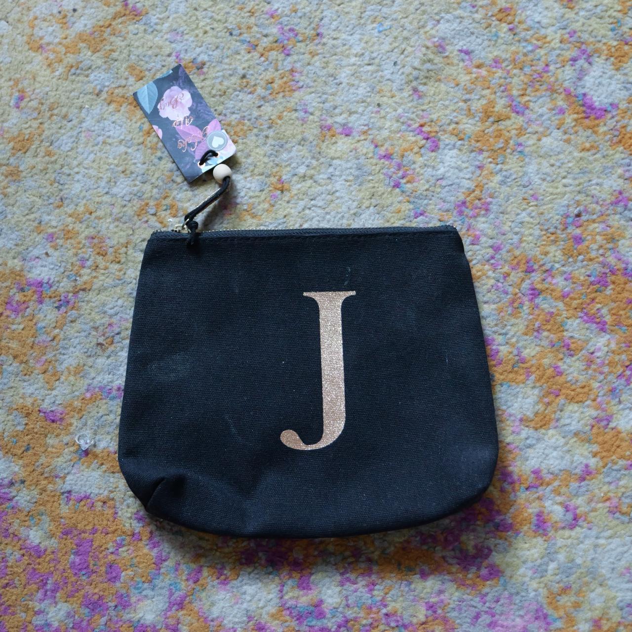 'J' Logo Make-up Bag New with Tags One large Pocket... - Depop
