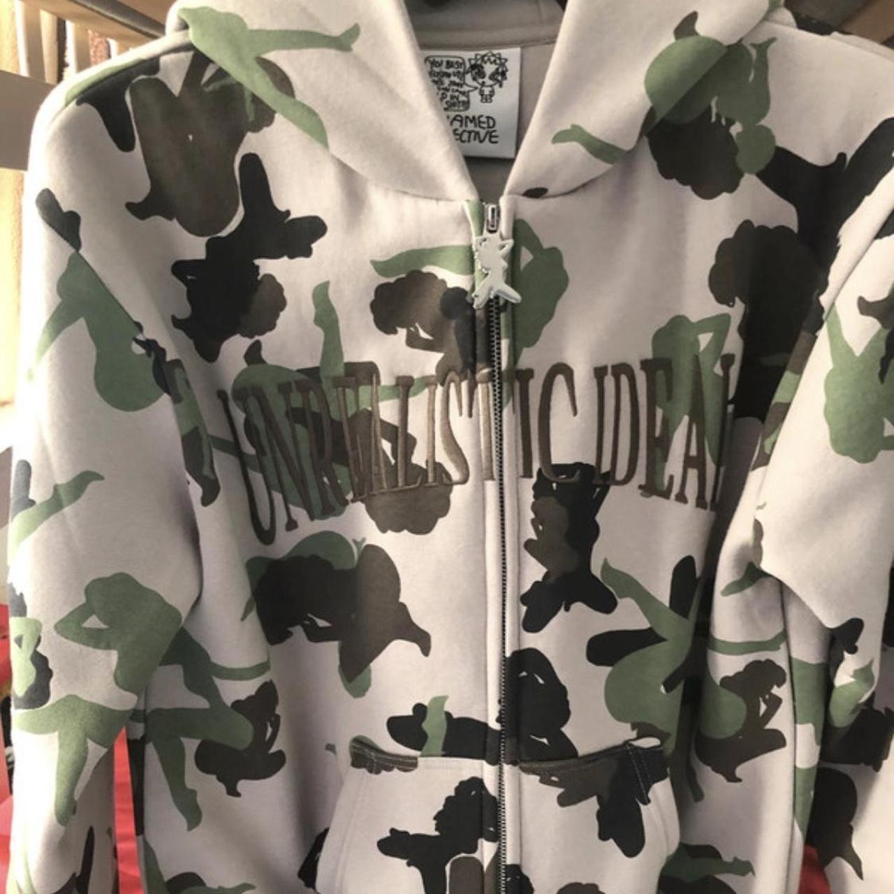 Named Collective Women's Cream and Brown Jacket | Depop