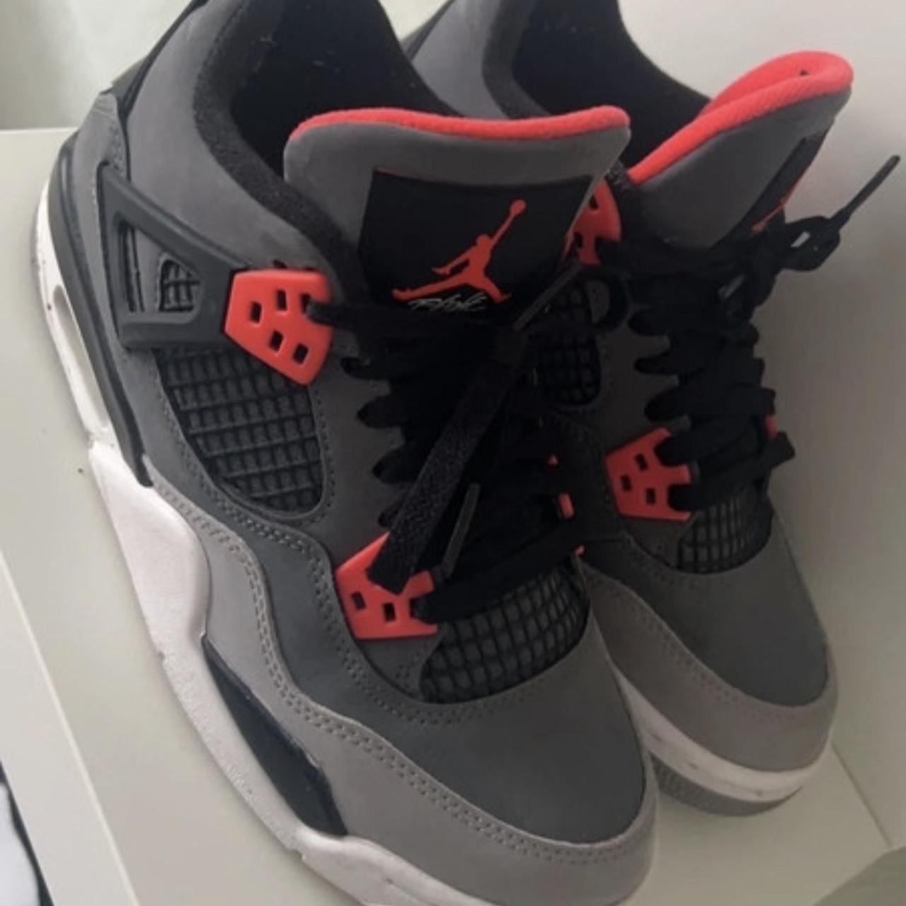 Jordan 4 infared retro size 4 authentic - Depop