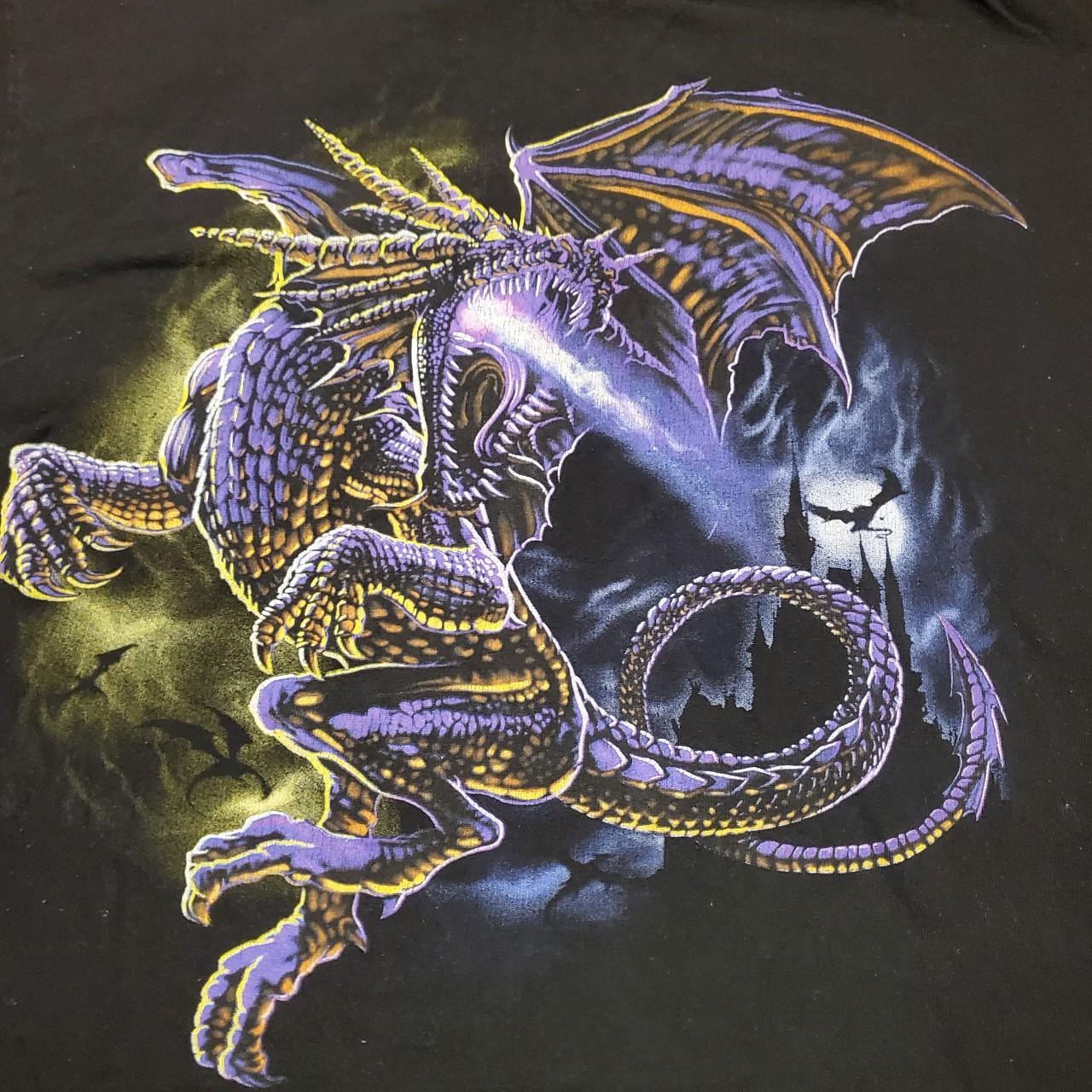 Dragon y2k tshirt the mountain style ☆ DM for 10%... - Depop