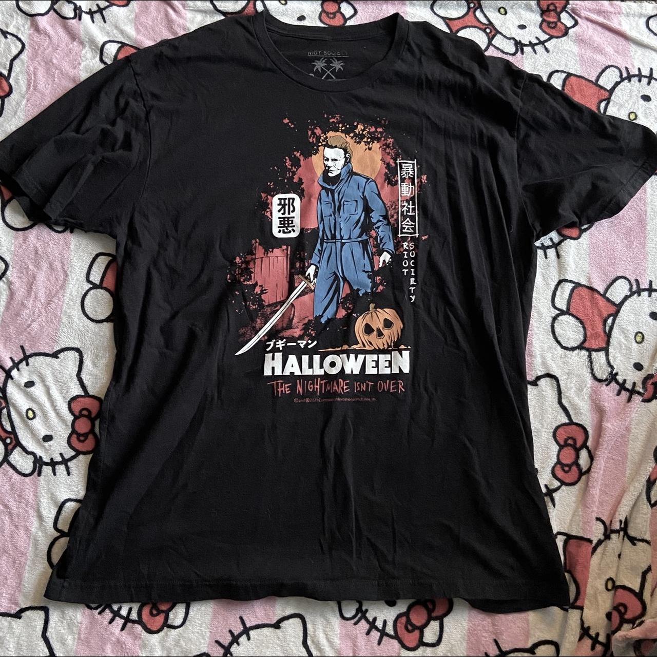 XXL Halloween Japanese Horror Shirt - Depop