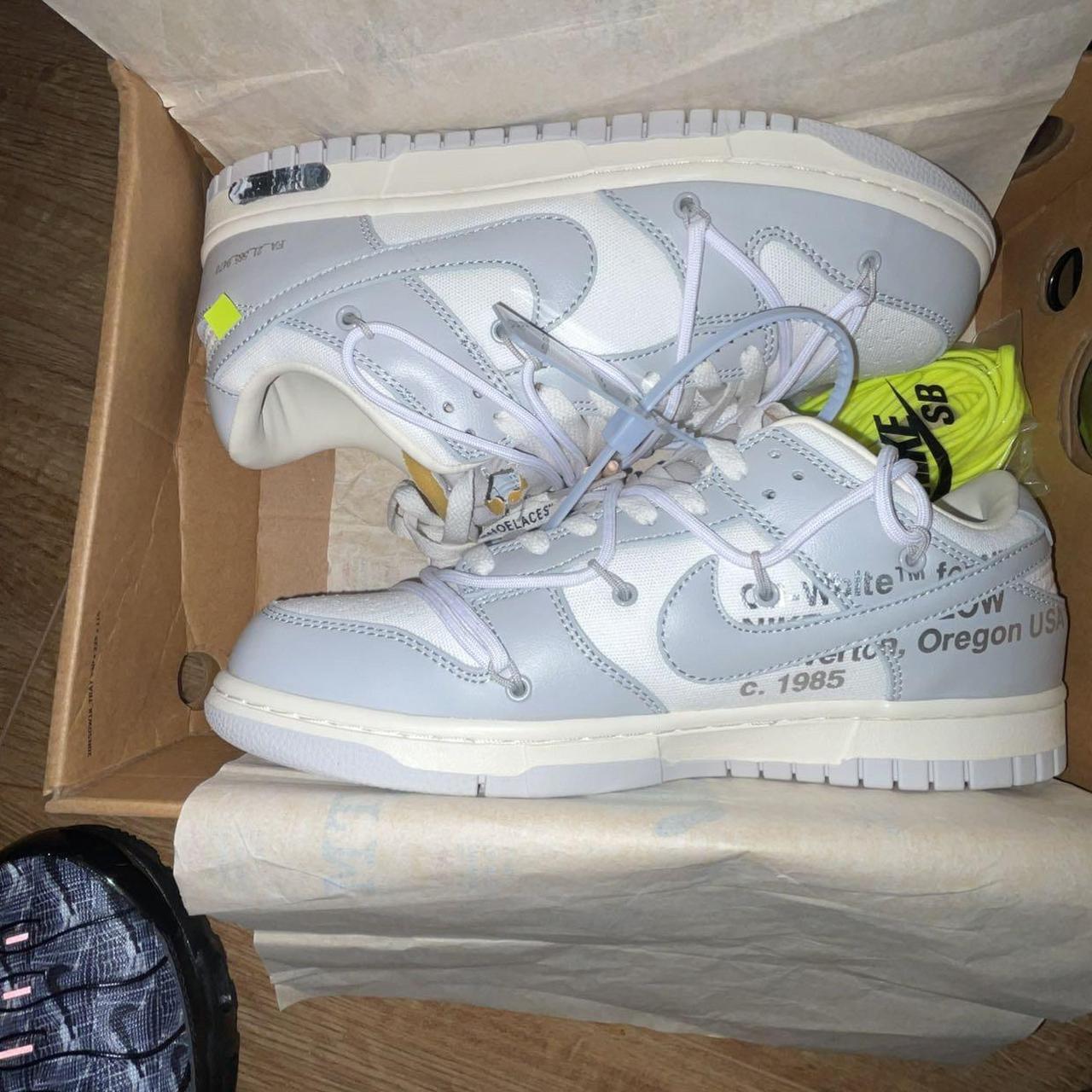 Nike Off-White dunks lot 49. with box, spare laces.... - Depop