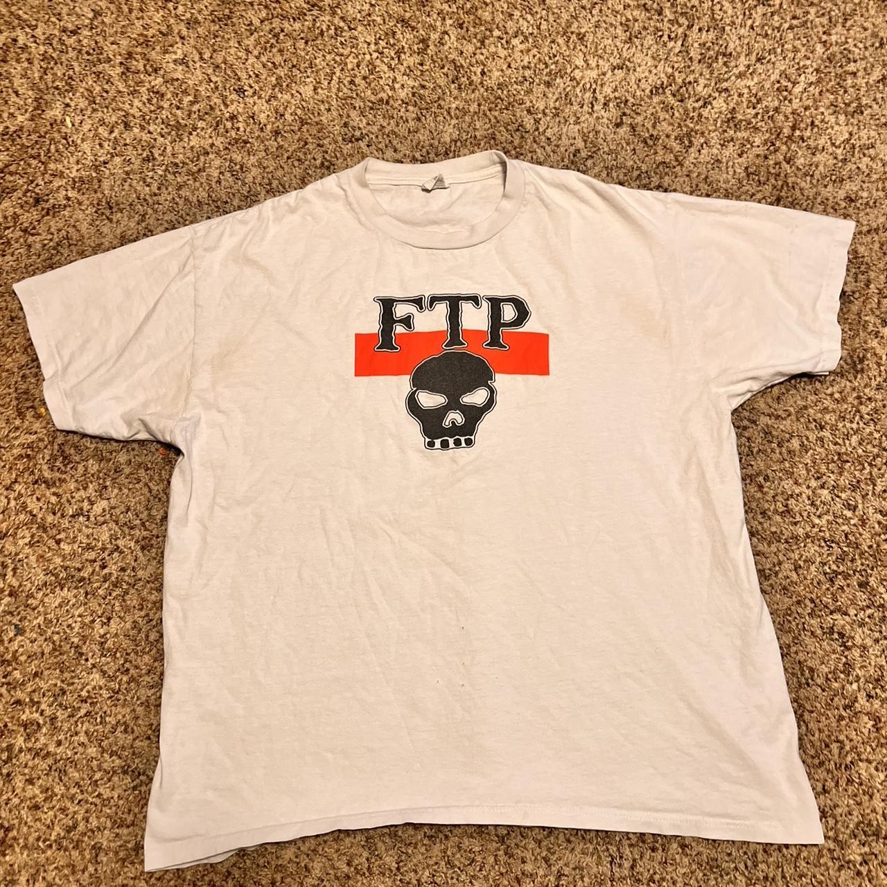 FTP skull tee Well worn but nice oversized fit Firm... - Depop