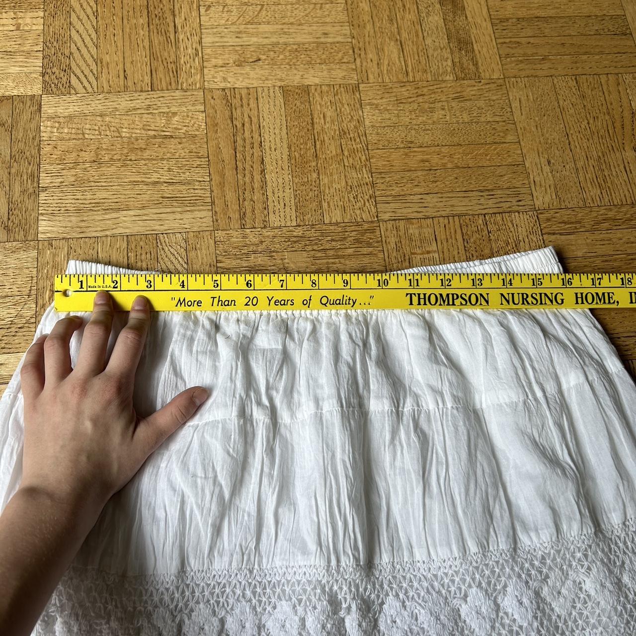 Y2K Valerie Steven’s White Sequin Maxi Skirt super... - Depop