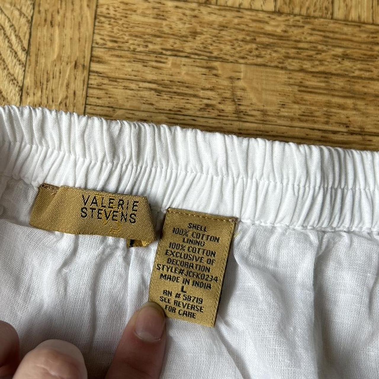 Y2K Valerie Steven’s White Sequin Maxi Skirt super... - Depop