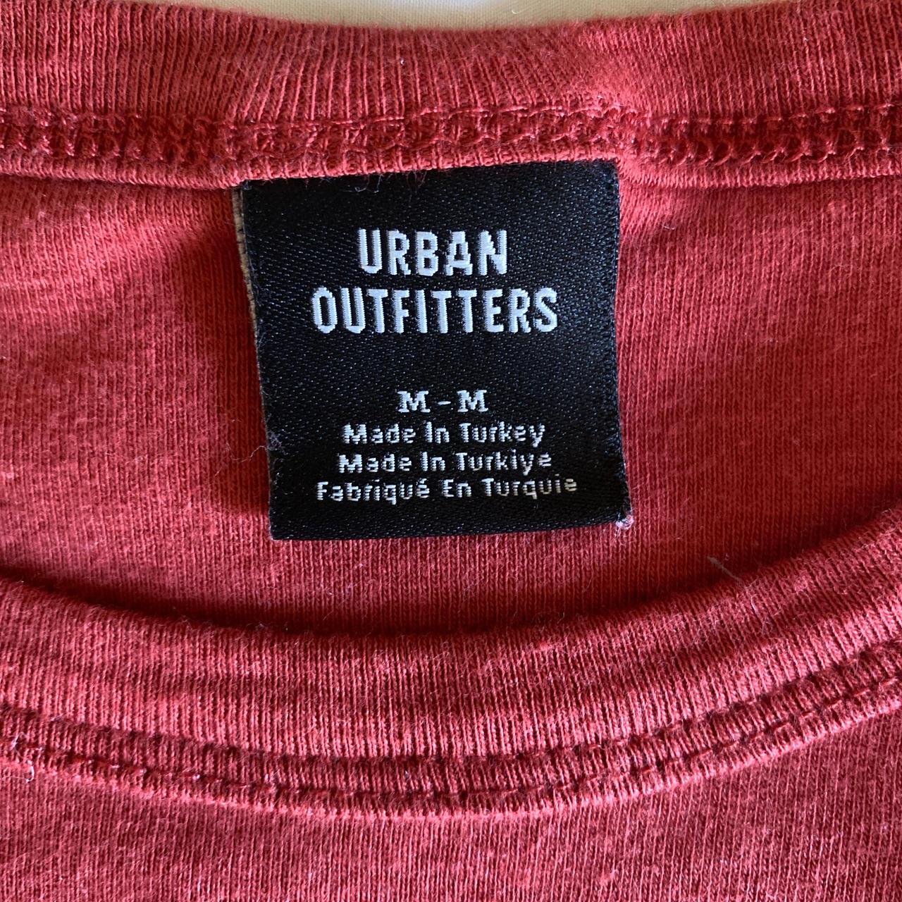 -red nyc embroidered baby tee -from urban outfitters... - Depop