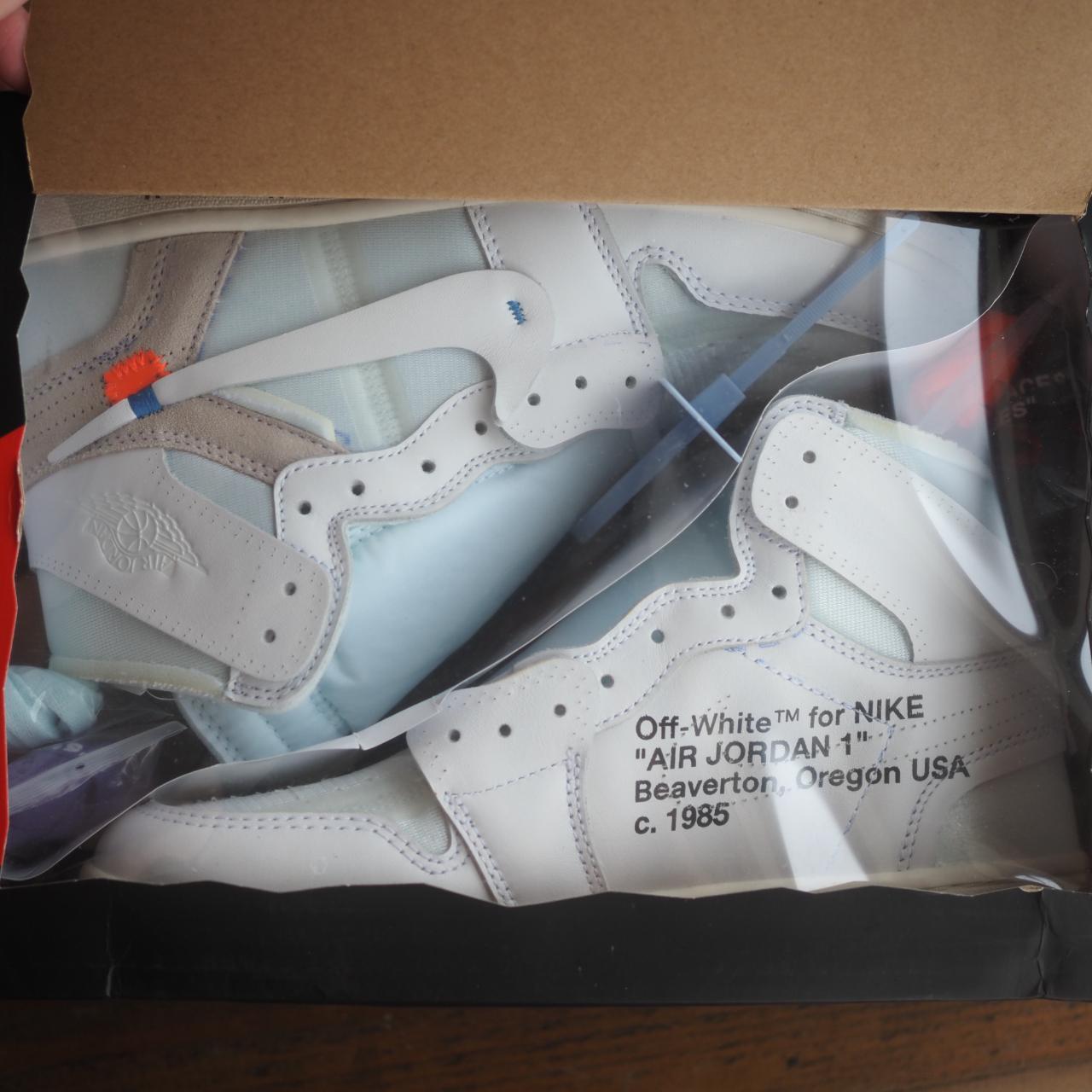 Jordan 1 Retro High Off White Euro - Depop
