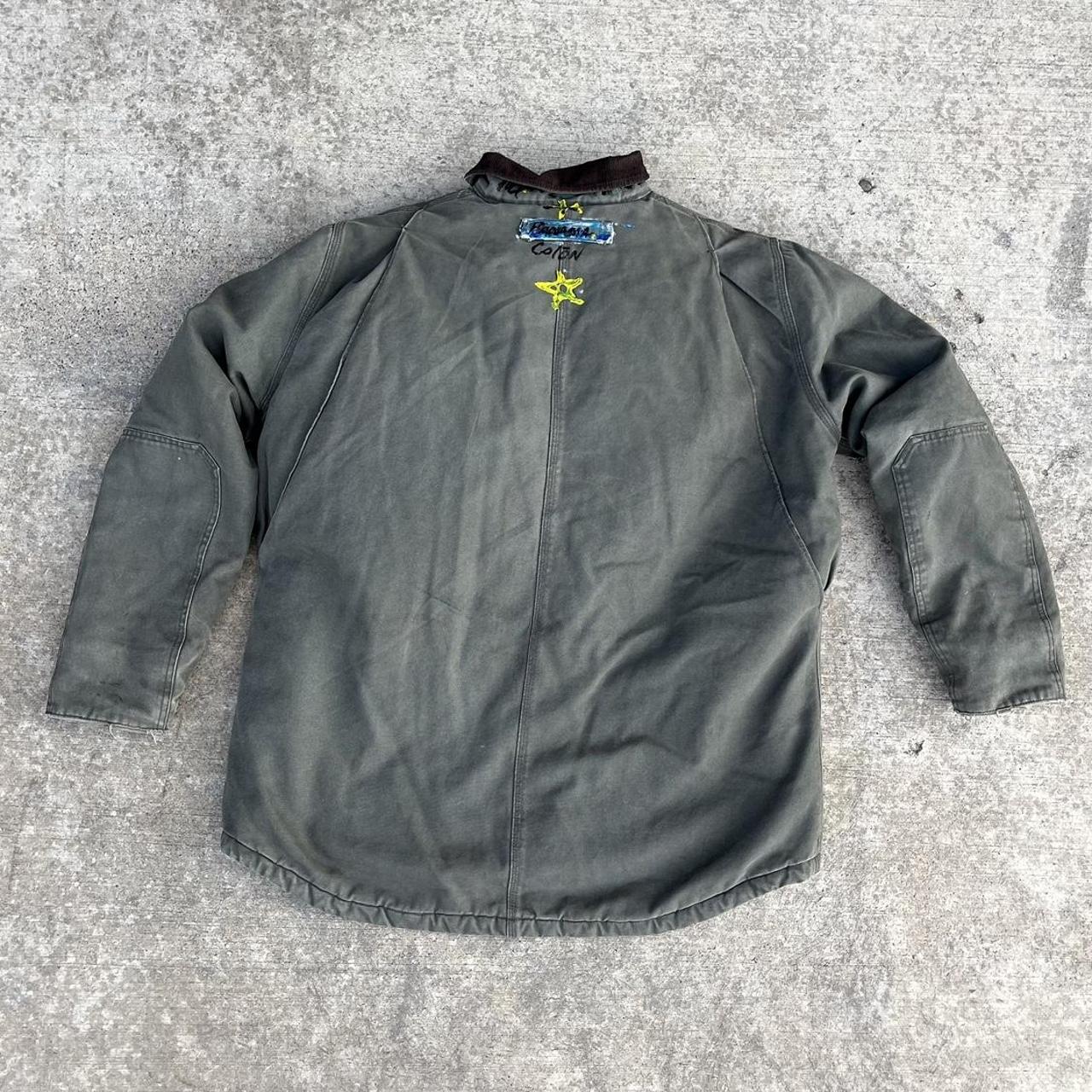 Vintage Carhartt Detroit Style Jacket Jacket Large... - Depop