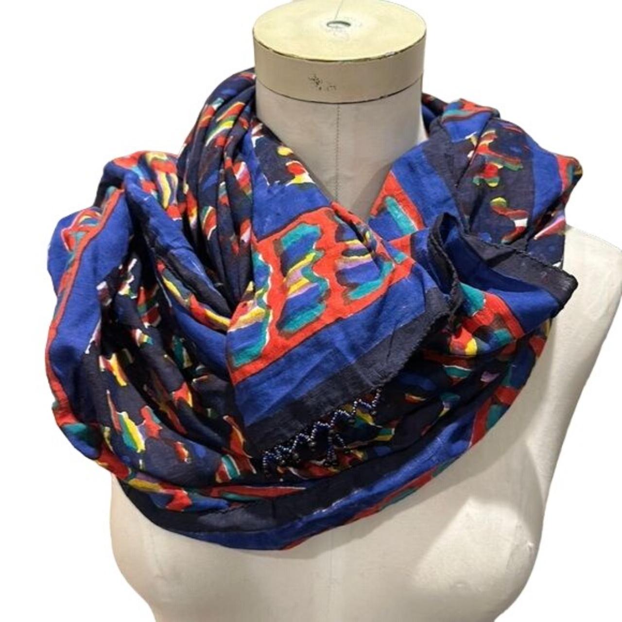 Happy scarf with beaded elements awesome ' Add a... - Depop