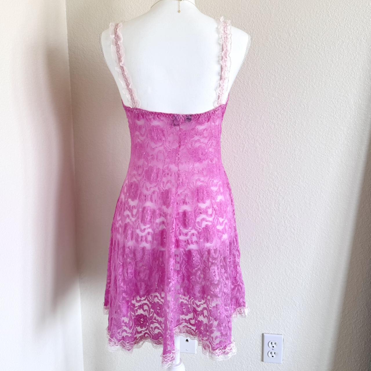 Vintage & Rare "Madison Beer" inspired pink lace... | Depop