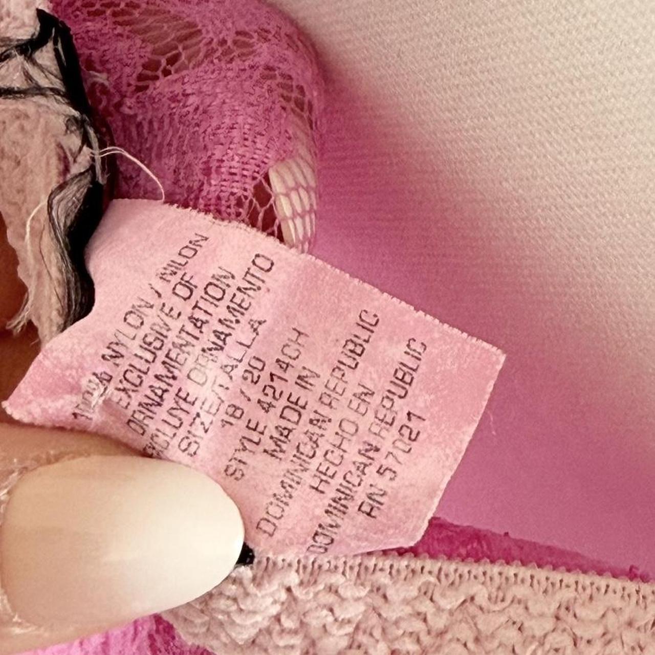 Vintage & Rare "Madison Beer" inspired pink lace... | Depop