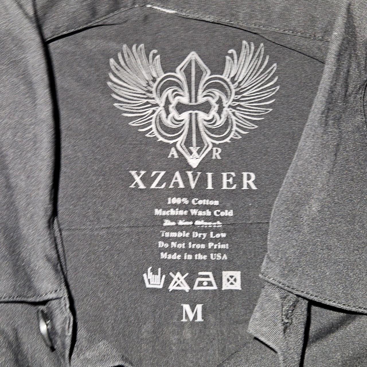 Sick y2k Xavier short sleeve button up size medium.... - Depop