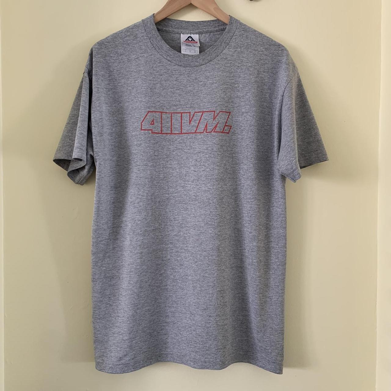 411VM Logo Skate Tee - Grey - Large Vintage 411... - Depop